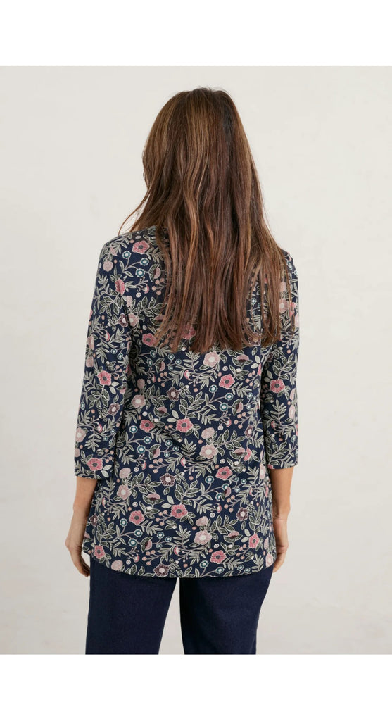 Seasalt Risso Top - Folkloric Floral Maritime – House of Country