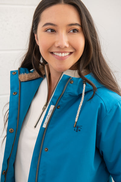 Lighthouse Scarlet Ladies Coat - Teal – House of Country